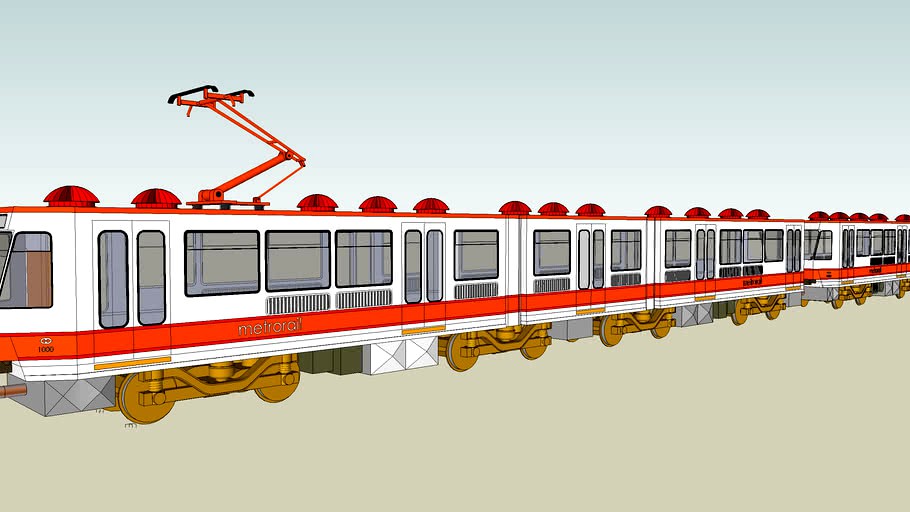 LRT 1st Generation Train (1984) 3d model