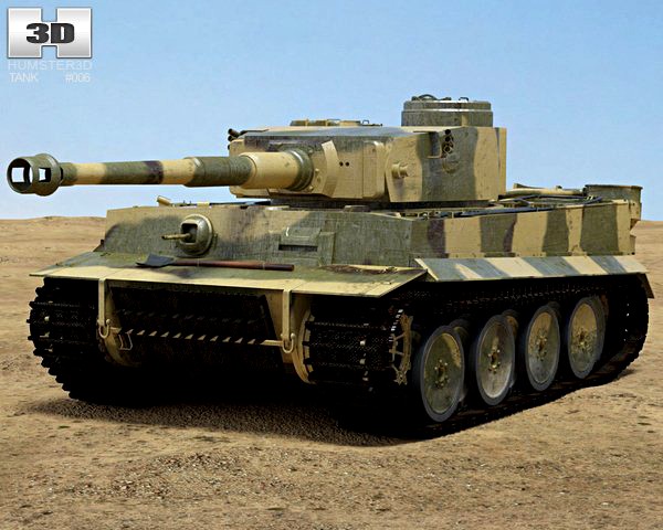Tiger I 3D Model