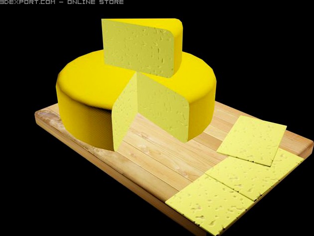 Cheese 3D Model
