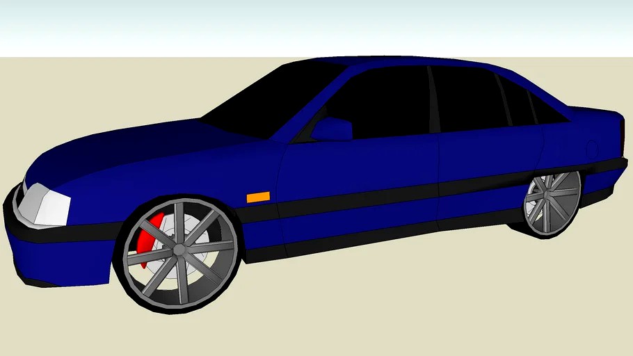 Modified Chevrolet Omega 1994 3d model