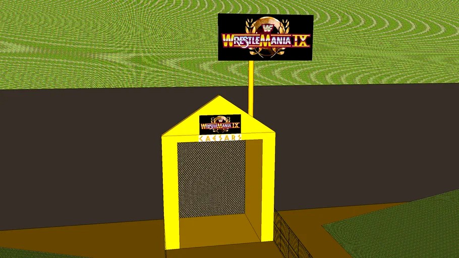 Wrestlemania IX 3d model