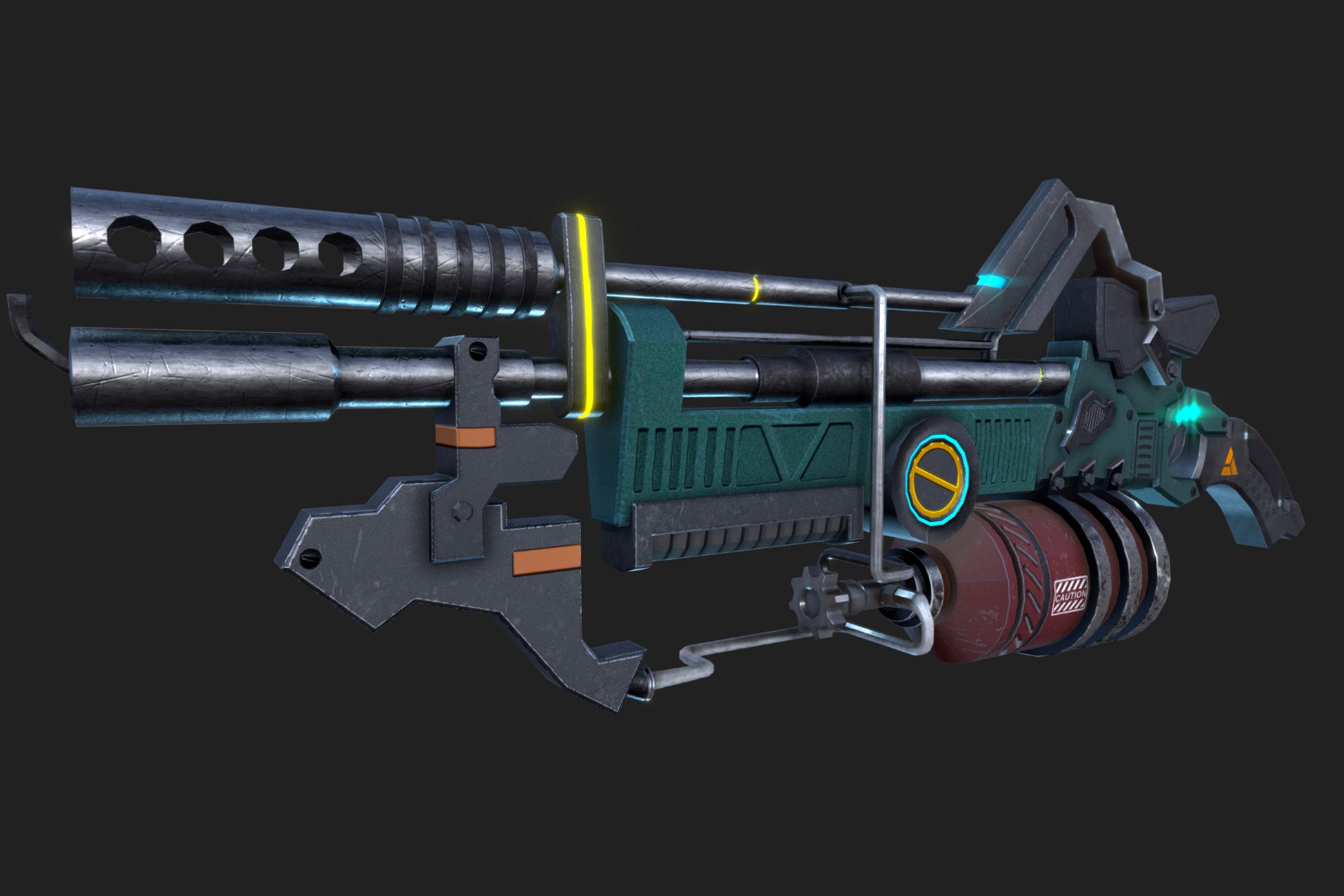 Sci-Fi Dragon Breath 3d model