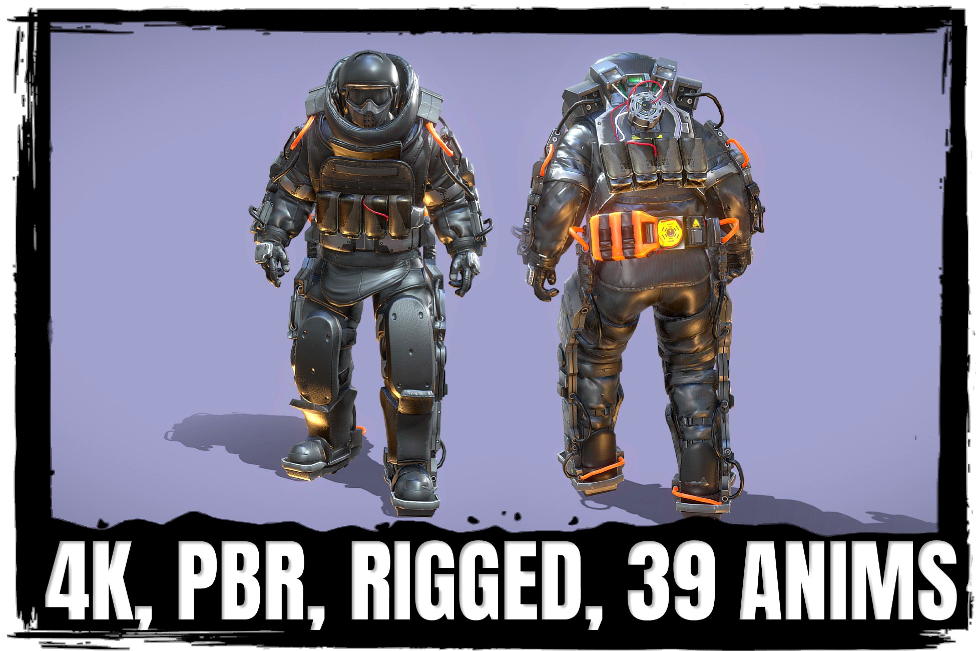 Heavy Soldier Exoskeleton 1 3d model