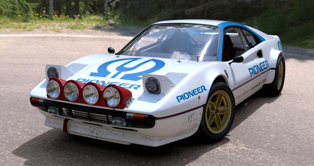 Ferrari 308 GTB Group 4 Rally 3d model