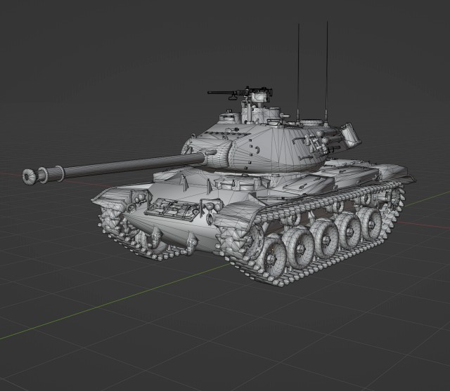 M41 Walker Bulldog 3d model