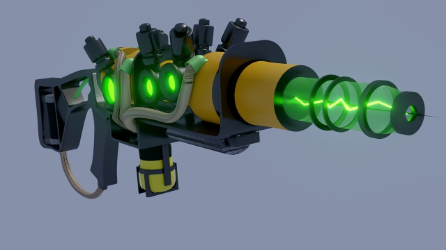 fallout 3 plasma rifle 3d model