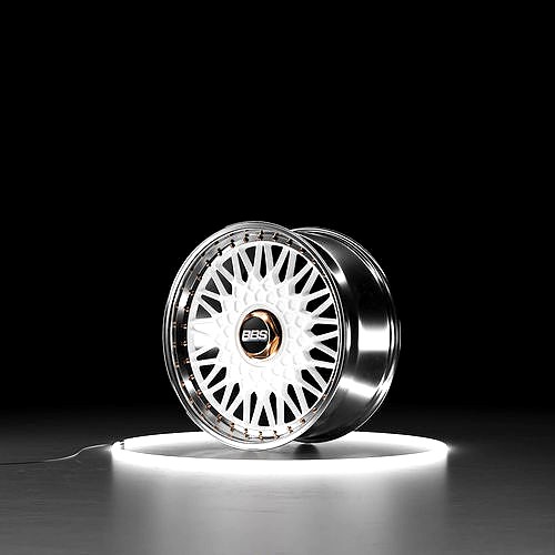 BBS RS Car wheel 3d model
