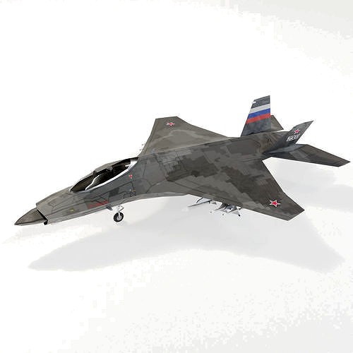 MIG-41 PAK DP concept fighter 3d model