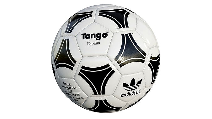 Soccer Ball Adidas Tango Espana White World Cup 1982 3d model
