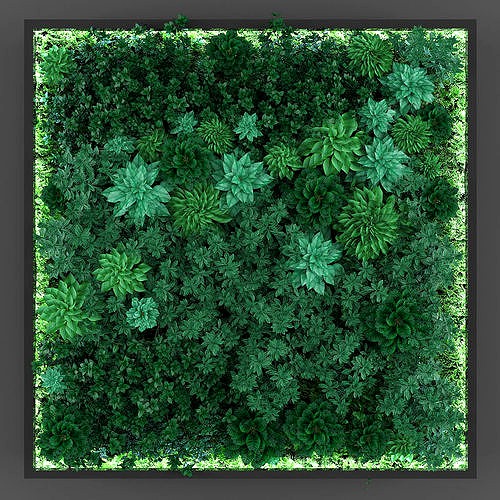 Vertical garden 173 3d model