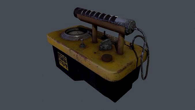 Geiger Counter 3d model