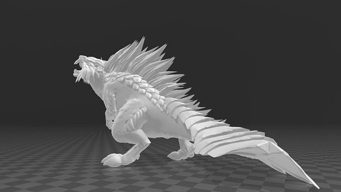 Gnasher From Dauntless 3d model