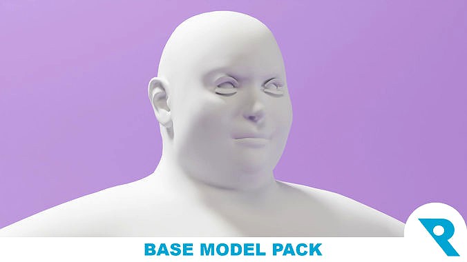 Female Base Mesh Liana High-Poly 3d model