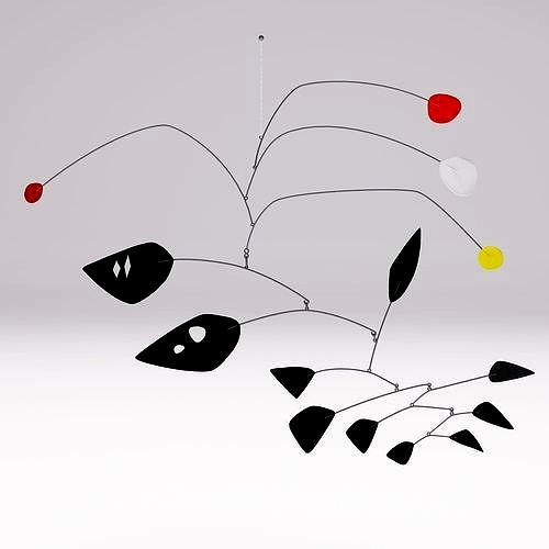 Alexander Calder Untitled 1955 3d model