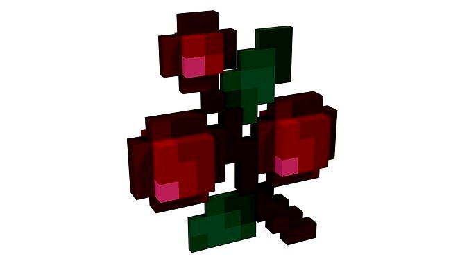 Minecraft Sweet Berries 3d model