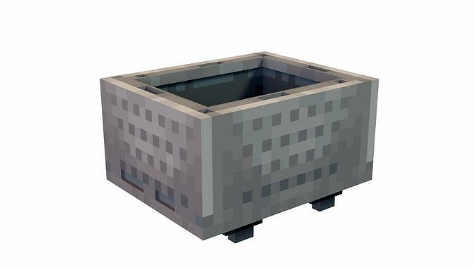 Minecraft Minecart 3d Model