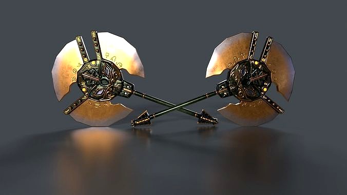 Calamity Axes of Blood 3d model