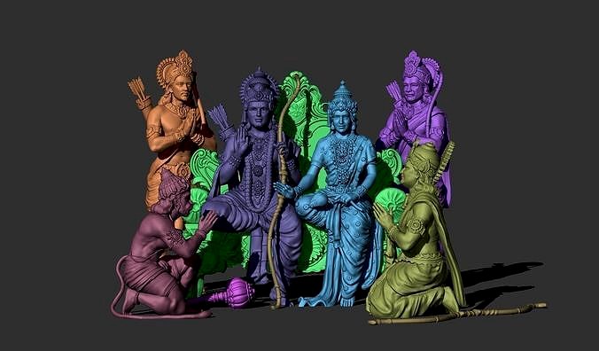 ram parivar 3D print model | 3D