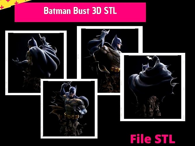 Batman Bust 3D STL | 3D model