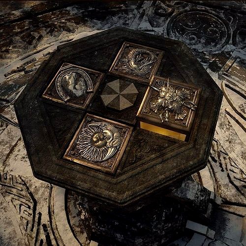 Resident Evil Village Dimitrescu emblem jar cover | 3D model
