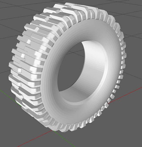 Offroad Mudbog Tire V1 | 3D model