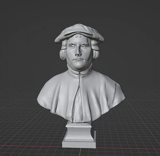 Martin Luther | 3D model