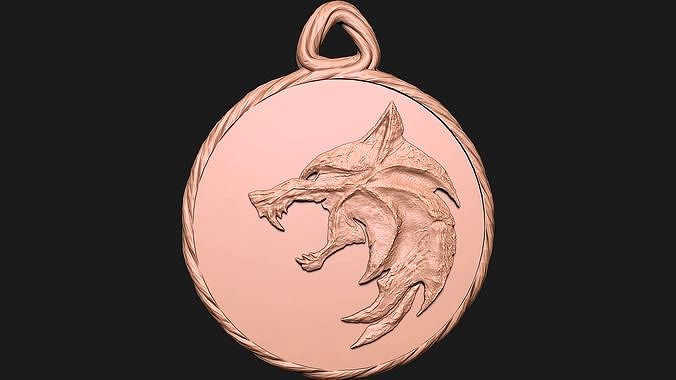 Wolf Medalion - The Witcher | 3D model
