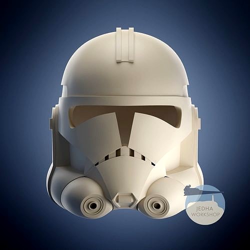 Clone Trooper Phase II Animated Style Clone Wars 3D Print Files | 3D model