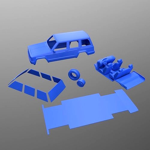 JEEP CHEROKEE PRINTABLE CAR BODY | 3D model