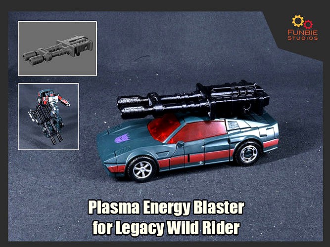 Plasma Energy Blaster for Transformers Legacy Wild Rider | 3D model