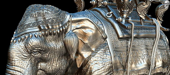 War Elephant | 3D model