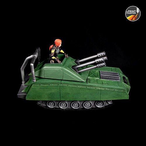 GI Joe inspired Armadillo tank | 3D model
