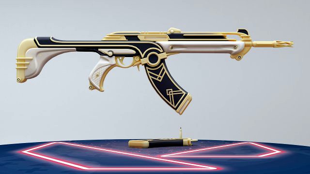 valorant artdeco ak 3d model