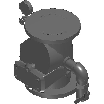 Model E-1 F-1 Easy Riser® Swing Check Valve & Trim 3d