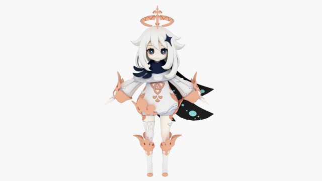 Paimon from Genshin Impact 3d model