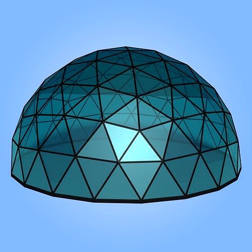 Geodesic dome 3d model