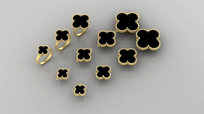 van cleef set | 3D model