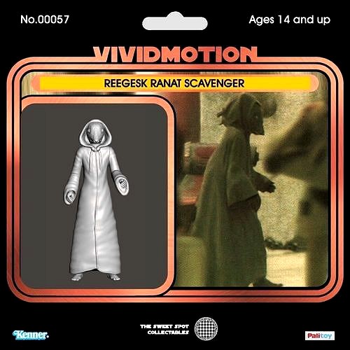 Reegesk Ranat Star Wars custom action figure Kenner 100mm | 3D model