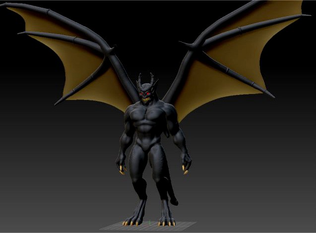 Bat demon 3D Model