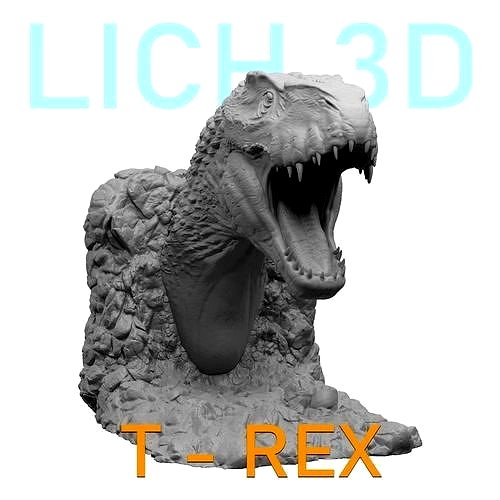 T REX Head - STL | 3D model