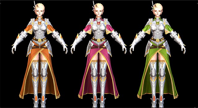 Female Knight Character 3d model