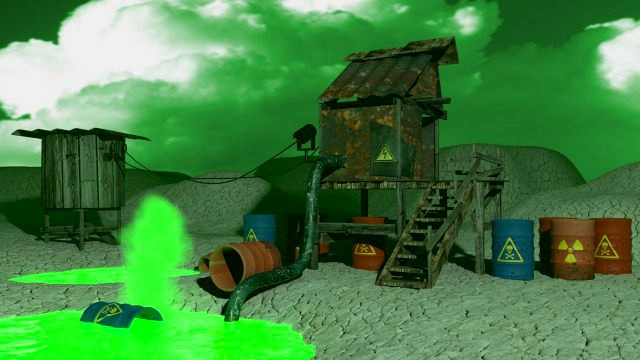 Toxic land 3D Model
