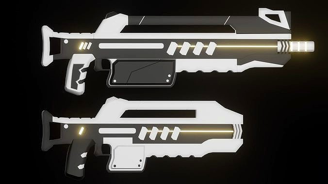 Alien Laser Gun 3d model