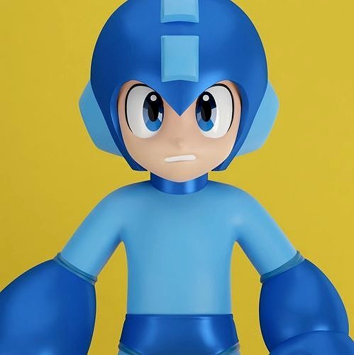 Rockman MegaMan 3D model Nes Famicom Japan