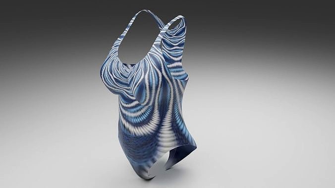 Female Swim Suit 3d model