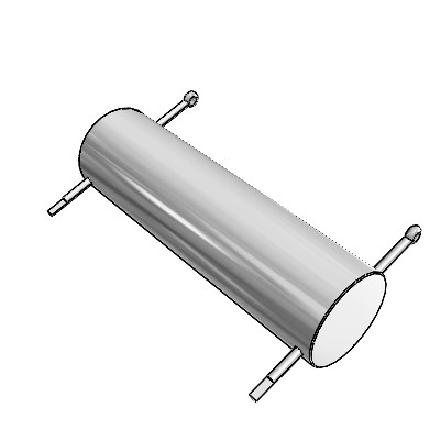 Clevis Pin with Cotter Pins 3d model