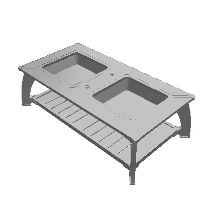 Outlast Double Water Tables 3d model