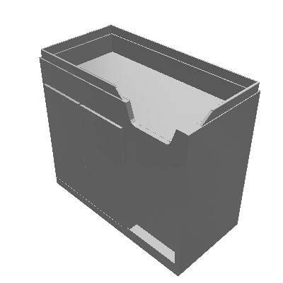 Nappy Change Unit 3d model