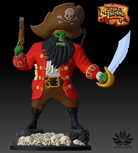 Lechuck 3d model