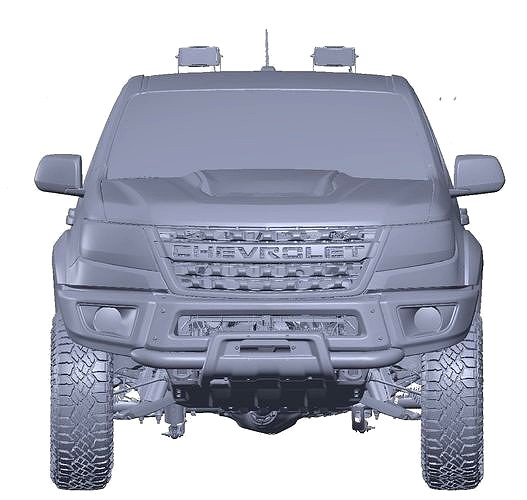 Chevrolet Colorado 4WD 2021 complete 3d scan model 3D model